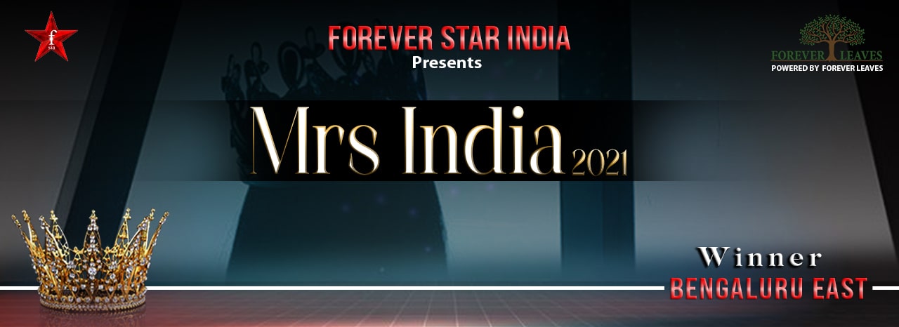 Deepa Prajapati Winner Mrs Bengaluru 2021 from Karnataka