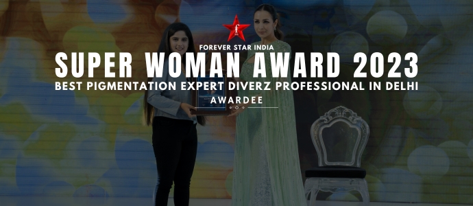 Best Pigmentation Expert Diverz Professional in Delhi 2023 Award goes to Ruby Singh