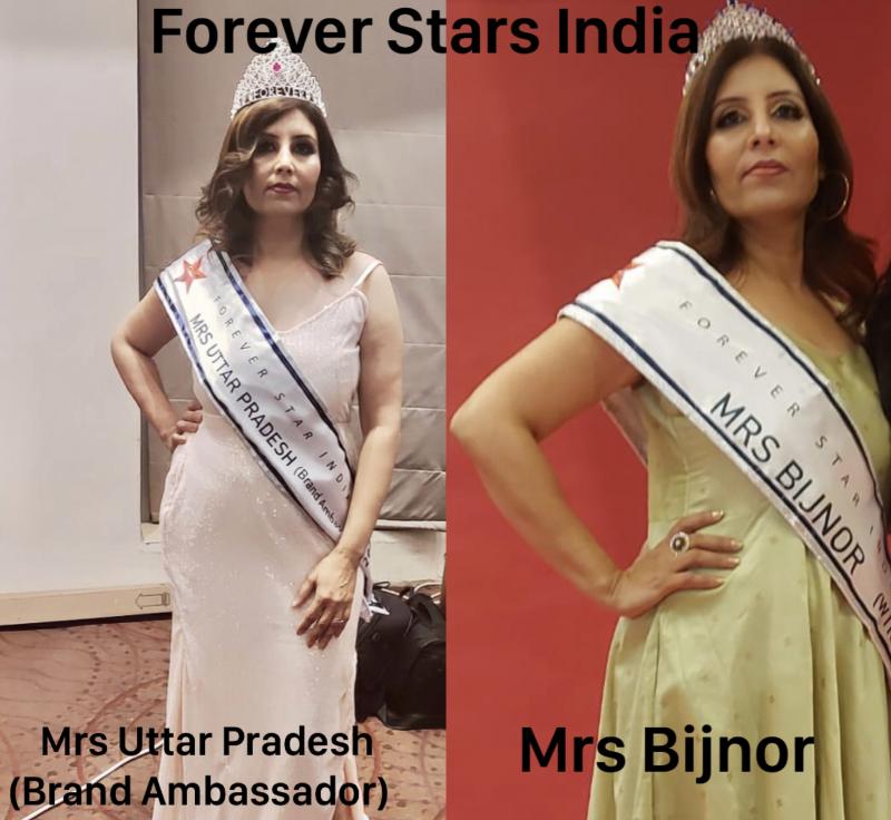 Richa garg Mrs Uttar Pradesh 2021 Winner