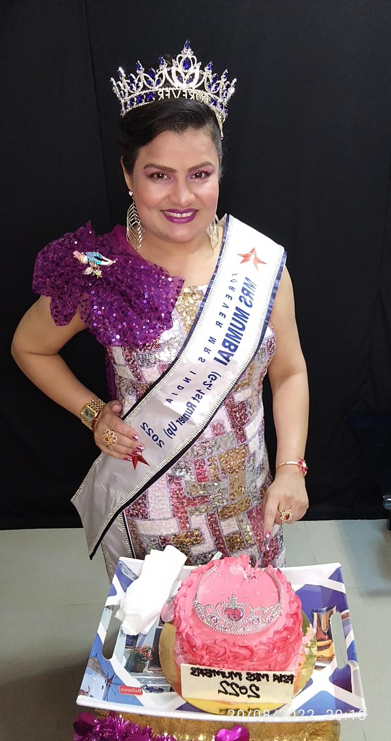 Mrs West India 2022 Sonal Jain (G-2)