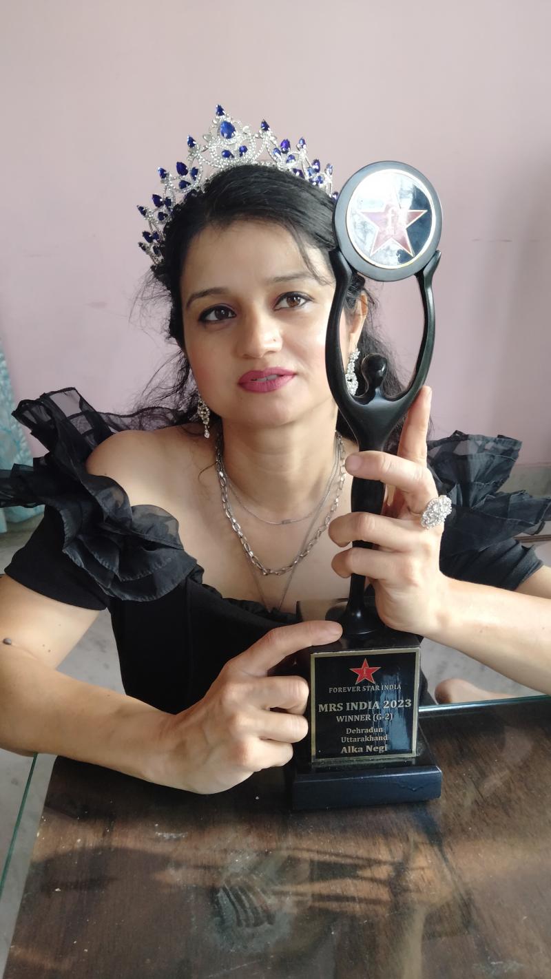 Mrs Dehradun 2023 Winner Alka Negi (G-2)