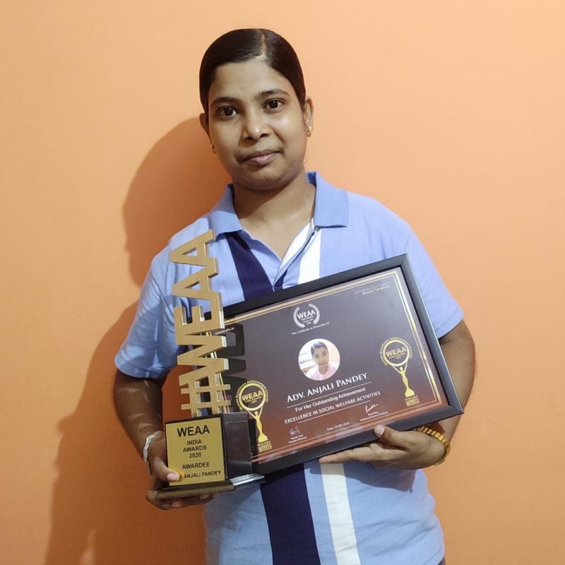 Adv Anjali : Awardee The Real Super Women Awards 2020 by FSIA