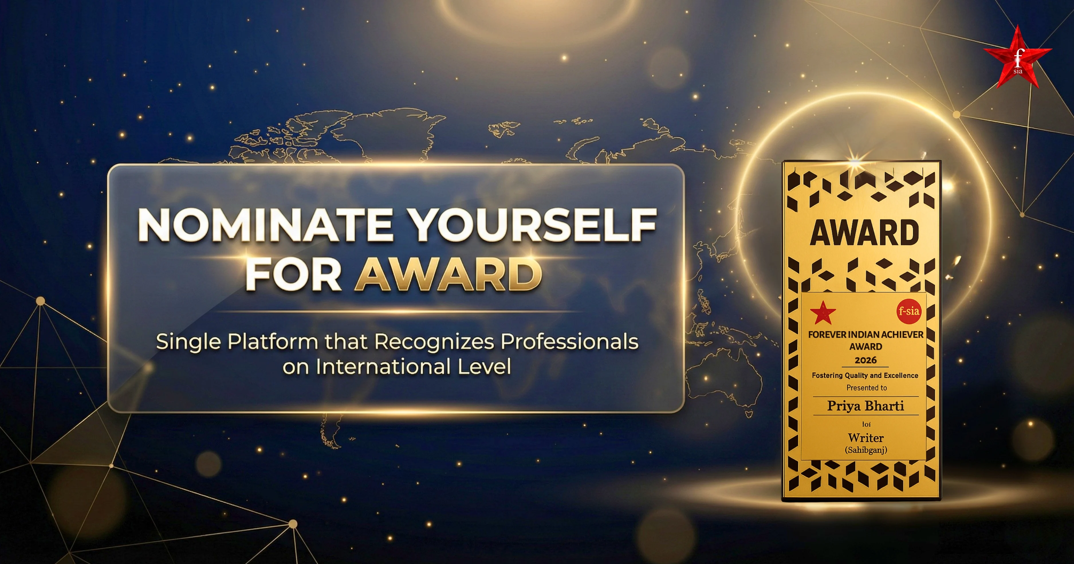 Nominate Yourself for Award